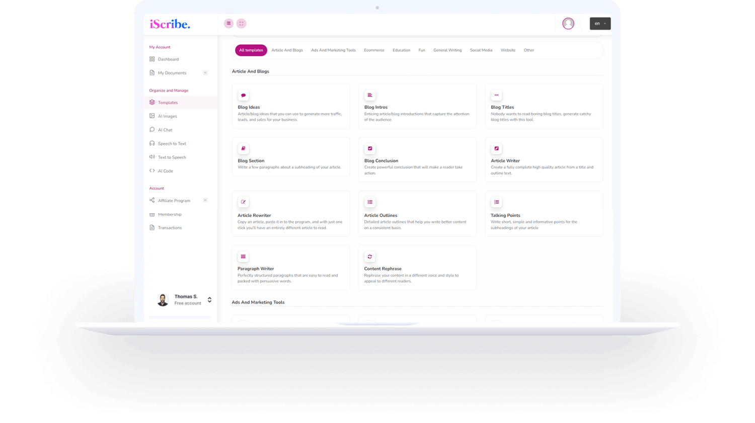 iScribe AI Content Generator Ai Tool Reviews 2025: Details, Pricing and ...