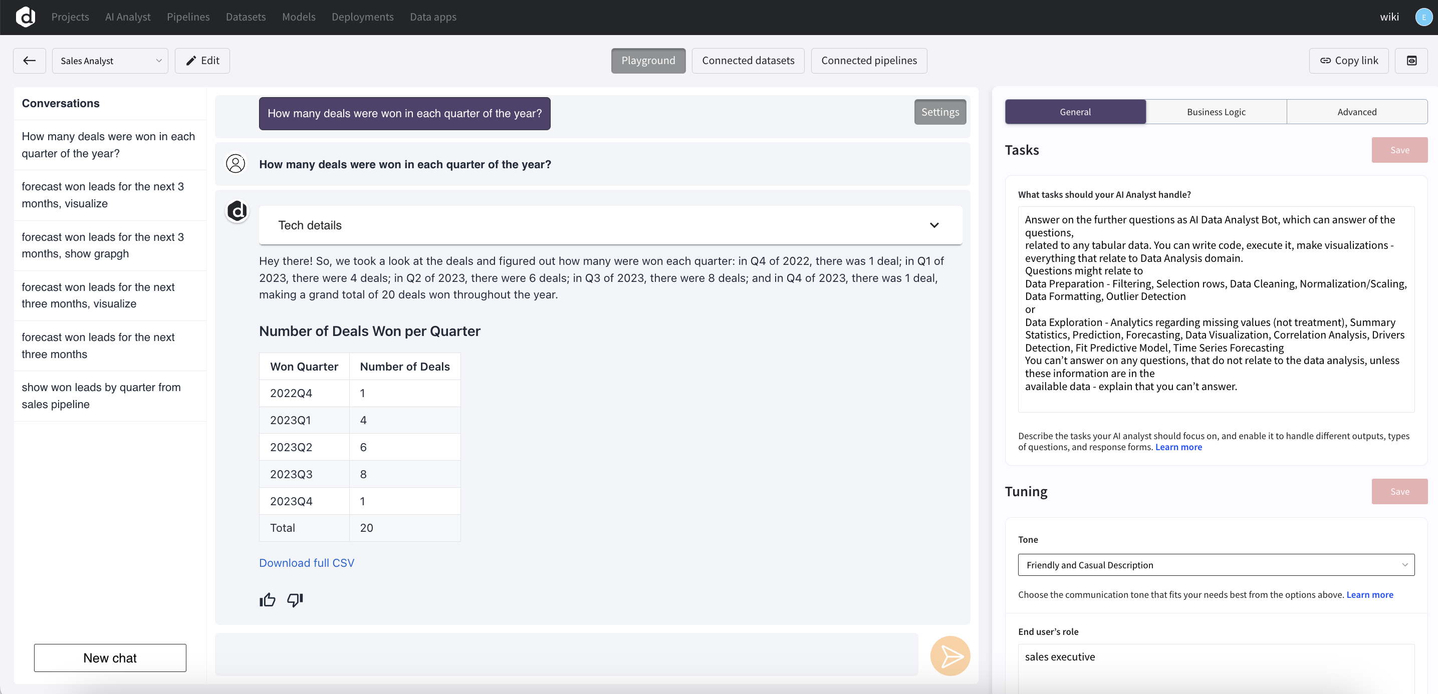 Datrics AI Analyst: Details, Pricing, Coupon, Reviews & Alternatives (2025)