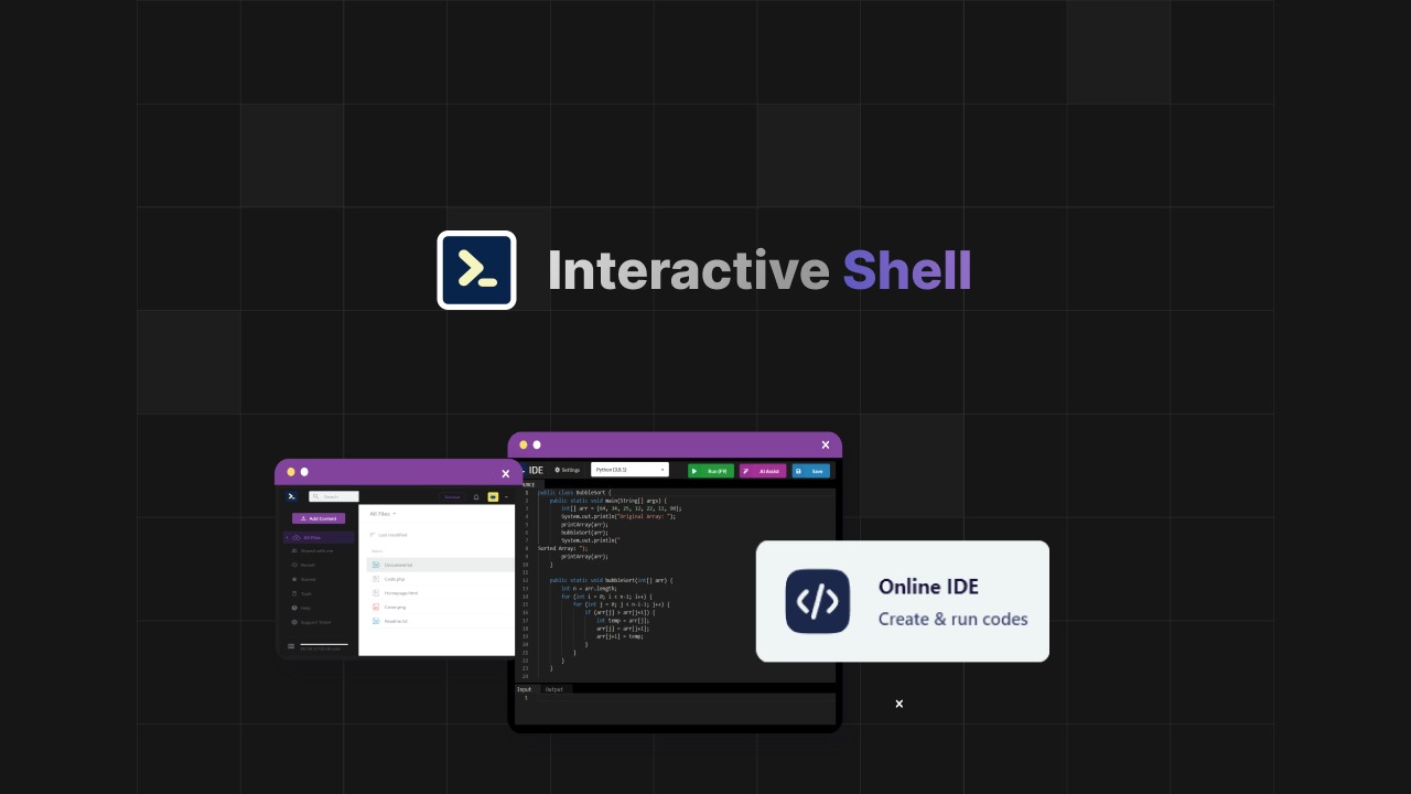 Interactive Shell: Details, Pricing, Coupon, Reviews & Alternatives (2025) Interactive Shell: Details, Pricing, Coupon, Reviews & Alternatives (2025)