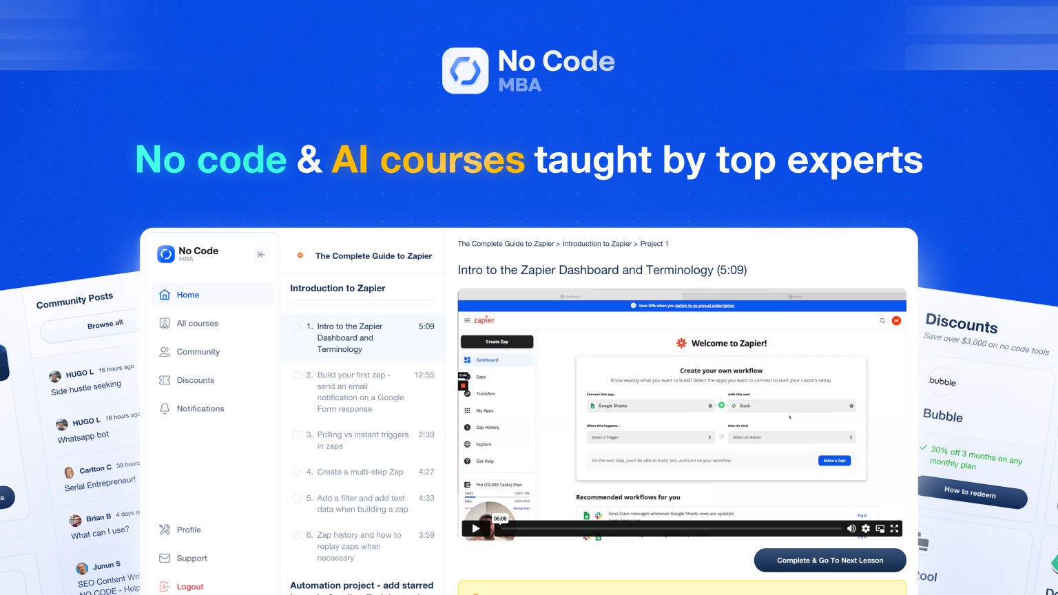 No Code MBA: Details, Pricing, Coupon, Reviews & Alternatives (2025)