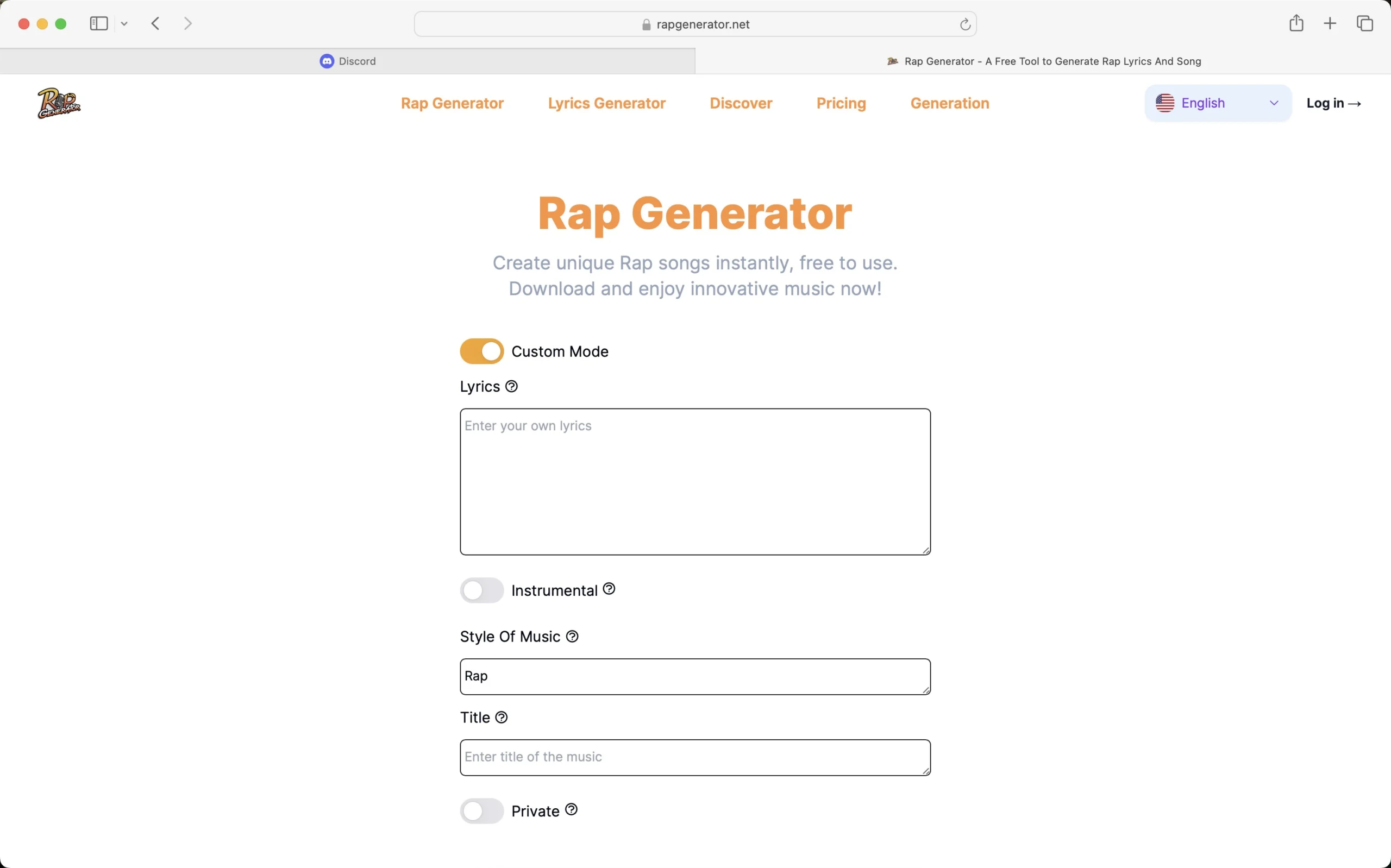 Rap Generator: Details, Pricing, Coupon, Reviews & Alternatives (2026)